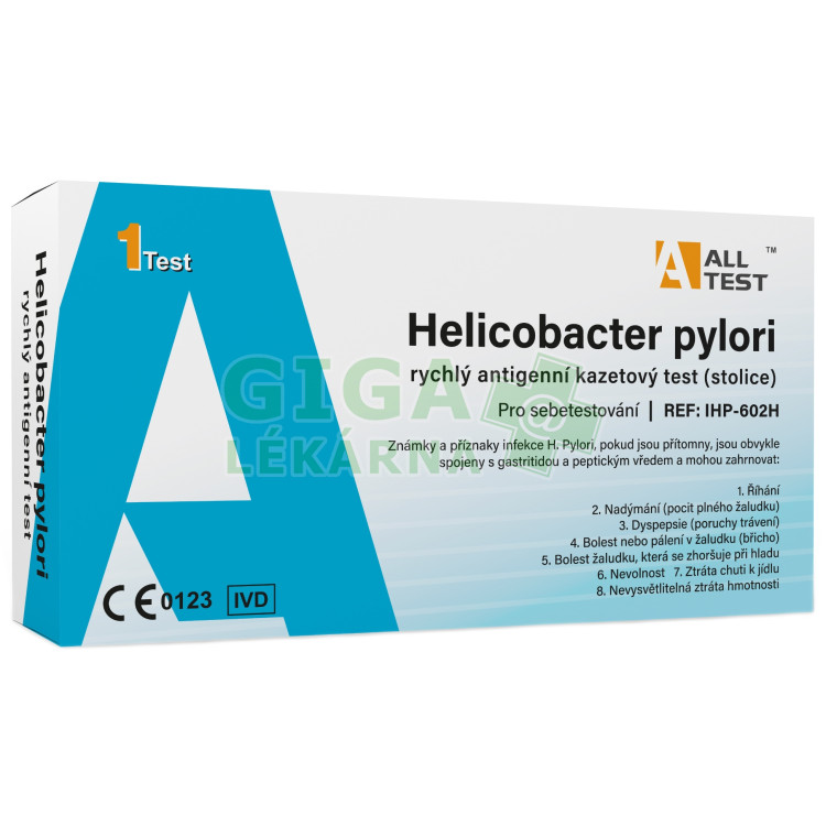 ALL TEST Helicobacter pylori rychlý test 1ks - GigaLékárna.cz