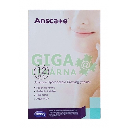 AnsCare Náplasti na akné 12 kusů - GigaLékárna.cz