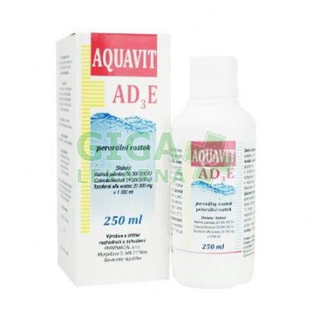 Aquavit AD3E sol 250ml - GigaLékárna.cz