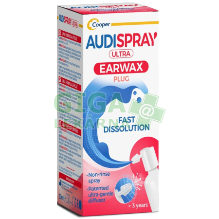 Audispray Ultra ušní sprej 20ml - GigaLékárna.cz