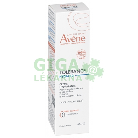 AVENE Tolerance HYDRA-10 hydratační krém 40ml - GigaLékárna.cz