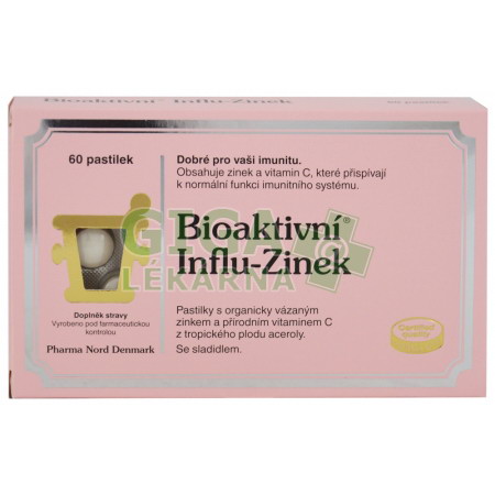 Bioaktivní Influ-Zinek 60 tablet - GigaLékárna.cz