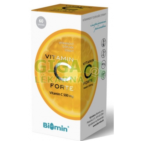 Biomin VITAMIN C FORTE 60 tob. - GigaLékárna.cz