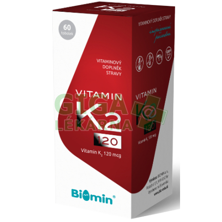 Biomin VITAMIN K2 120 - 60 tobolek - GigaLékárna.cz
