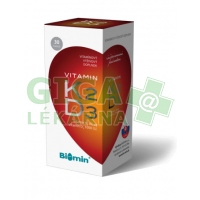 Biomin VITAMIN K2 + D3 1000 I.U. 30 tob. - GigaLékárna.cz