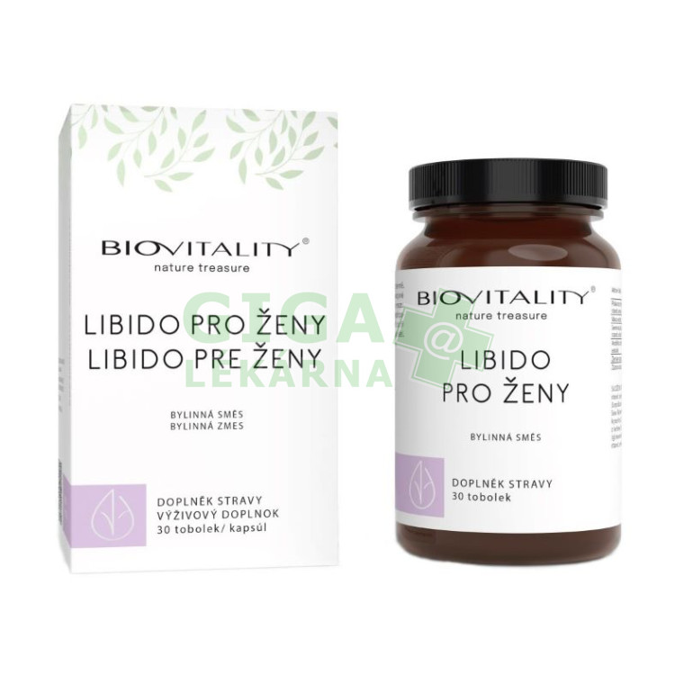 Biovitality Libido pro ženy bylinná směs 30 tobolek - GigaLékárna.cz