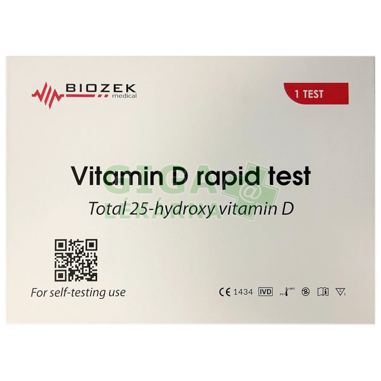 Biozek Vitamin D Rapid test - GigaLékárna.cz
