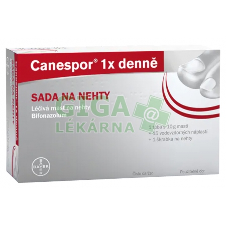 Canespor 1x denně sada na nehty 10g - GigaLékárna.cz