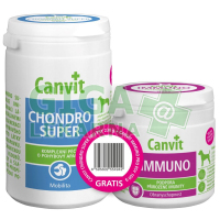 Canvit Chondro Super 230g+Canvit Immuno pro psy 100g - GigaLékárna.cz