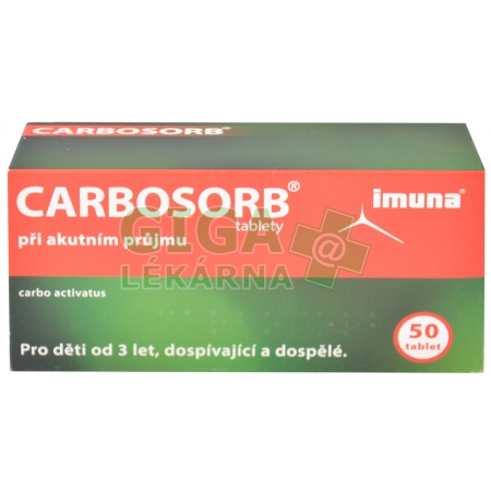 Carbosorb 50 tablet - GigaLékárna.cz
