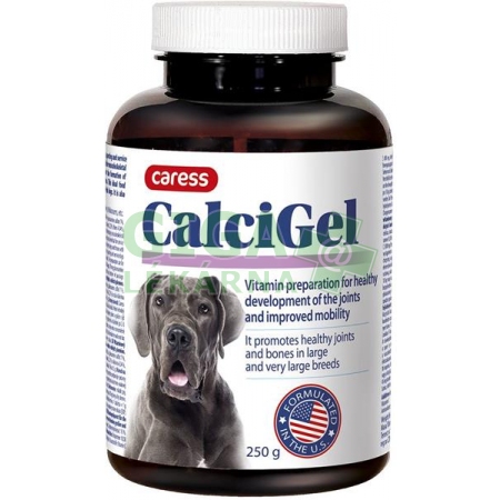 Caress Calcigel tbl 250g - GigaLékárna.cz