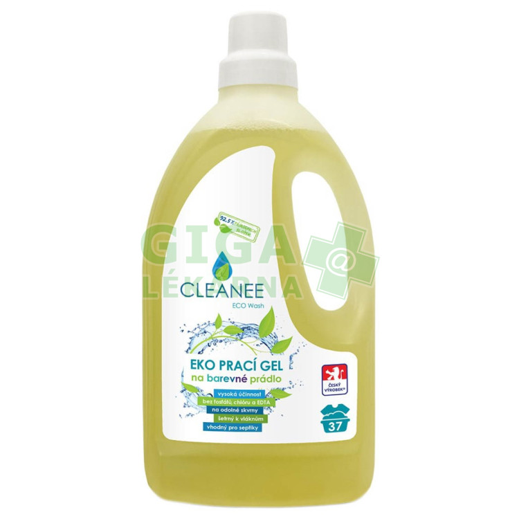 Cleanee Eko prací gel na barevné prádlo 1,5L - GigaLékárna.cz