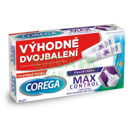 Corega MAX control duopack - GigaLékárna.cz