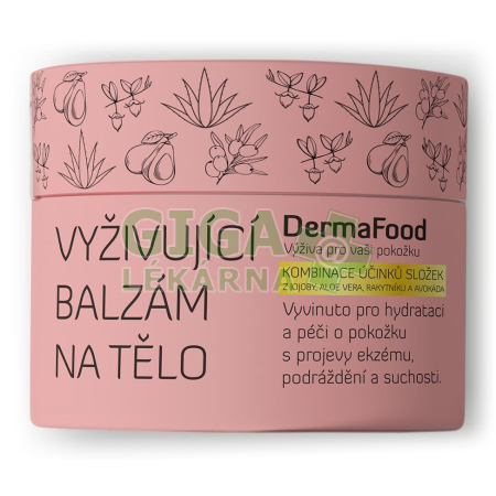 DermaFood Vyživující balzám na tělo MAXI 140g - GigaLékárna.cz