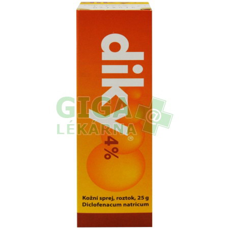 Diky 4% sprej 25g - GigaLékárna.cz