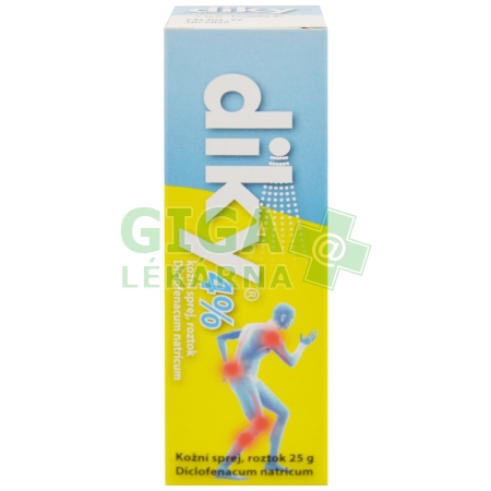 Diky 4% sprej 25g - GigaLékárna.cz