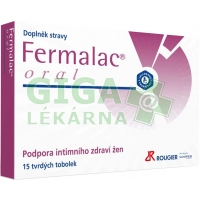 Fermalac oral 15 tvrdých tobolek - GigaLékárna.cz