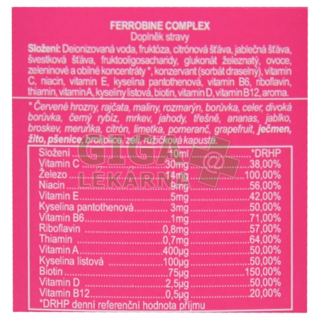 Ferrobine Complex 250ml - GigaLékárna.cz