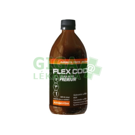 Flex Code Premium Hyaluron+Kolagen 500ml - GigaLékárna.cz