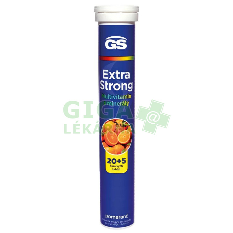 GS Extra Strong multivitamin s minerály eff. 20+5 tablet - GigaLékárna.cz