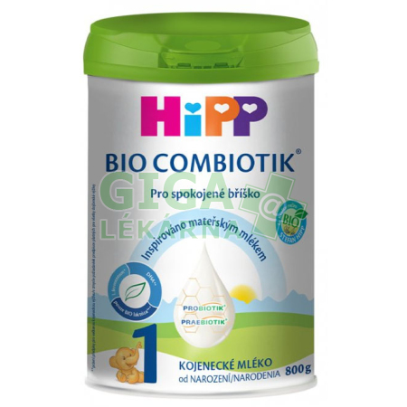 HiPP 1 Combiotik kojenecké mléko BIO 800g - GigaLékárna.cz