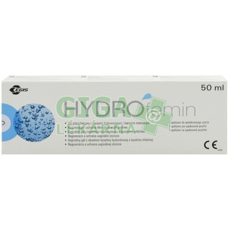 HYDROFEMIN vag.gel s kys.hyalur.a mléčnou 50ml - GigaLékárna.cz