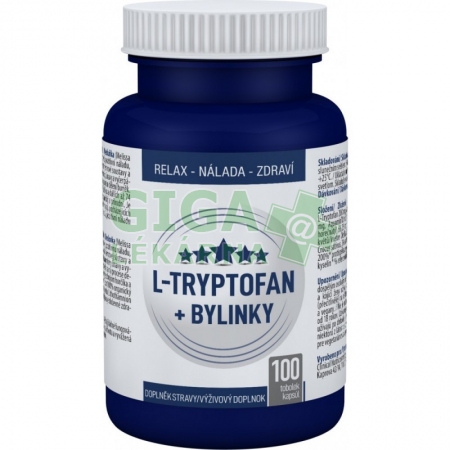 L-Tryptofan + bylinky 100 tobolek - GigaLékárna.cz