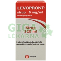Levopront Sirup 120ml - GigaLékárna.cz