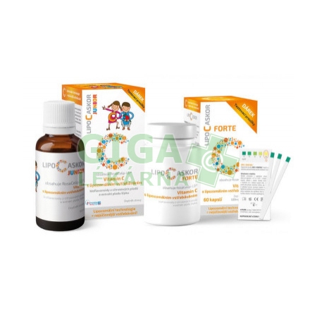 LIPO-C-ASKOR Junior 110ml + FORTE cps.60 - GigaLékárna.cz