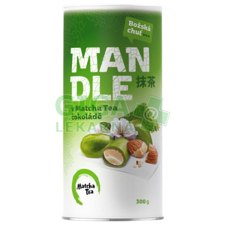Mandle v Matcha Tea čokoládě 300g - GigaLékárna.cz