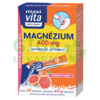 Maxi Vita Magnézium 400mg+B komplex+vit.C 20x2g - GigaLékárna.cz