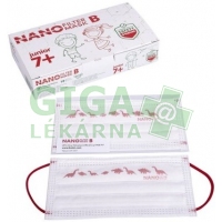 NANO FILTER MASK B junior 7+ ústenka s gumič.10ks - GigaLékárna.cz