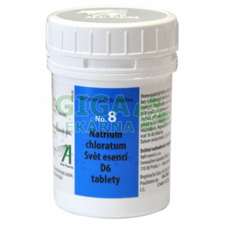 Natrium chloratum Svět esencí 400 tablet D6 (No.8) - GigaLékárna.cz