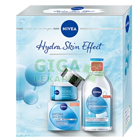NIVEA BOX Hydra Skin Effect set 2021 - GigaLékárna.cz