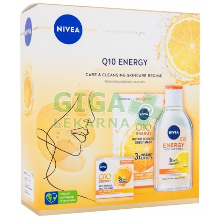 NIVEA BOX Q10 Energy set 2022 - GigaLékárna.cz