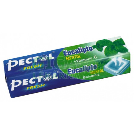 Pectol eukalyptový drops EXTRA s vitamínem C tyčinka 30g - GigaLékárna.cz