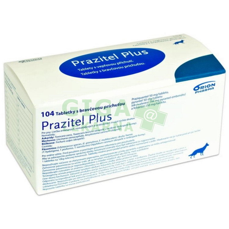 Prazitel Plus 104 veterinárních tablet - GigaLékárna.cz
