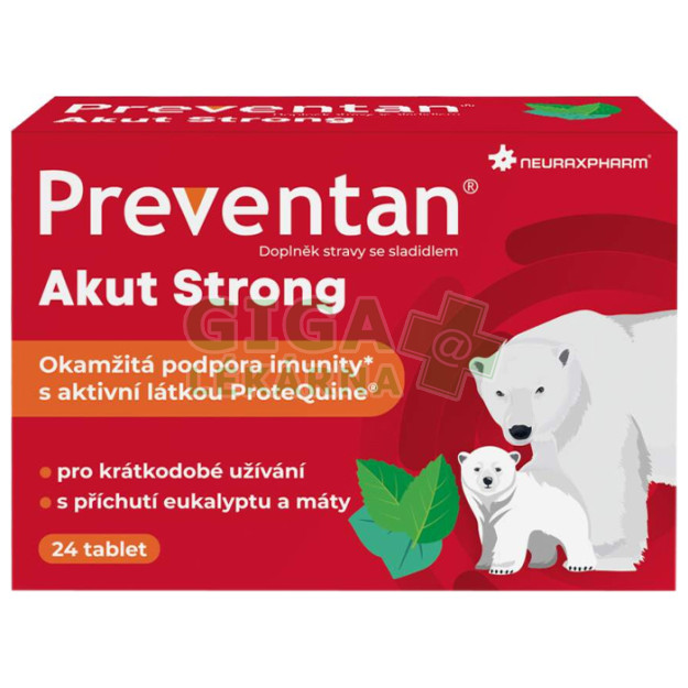 Preventan Akut Strong 24 tablet - GigaLékárna.cz