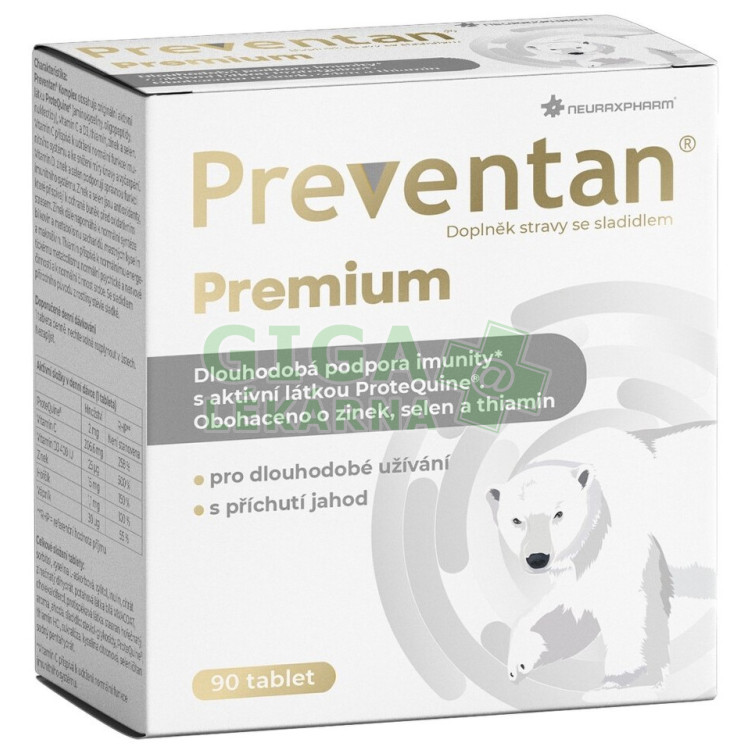 Preventan Premium 90 tablet - GigaLékárna.cz