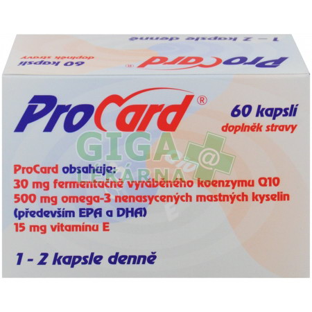 ProCard 60 kapslí - GigaLékárna.cz