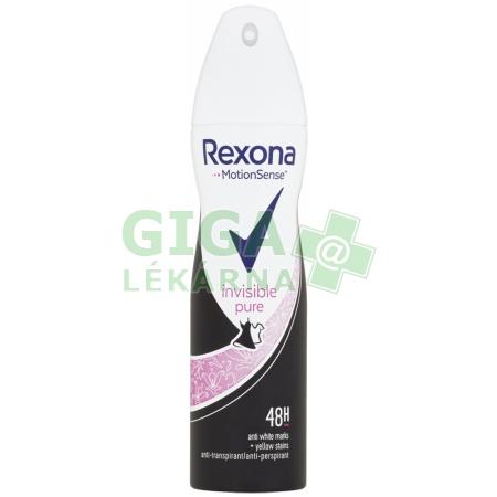 Rexona Invisible Pure antiperspirant deosprej pro ženy 150ml ...