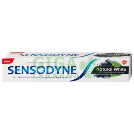 Sensodyne Natural White zubní pasta s aktivním uhlím 75ml - GigaLékárna.cz