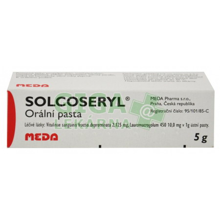 Solcoseryl orální pasta 5g - GigaLékárna.cz