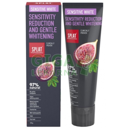 SPLAT Professional SENSITIVE WHITE pasta 125g - GigaLékárna.cz