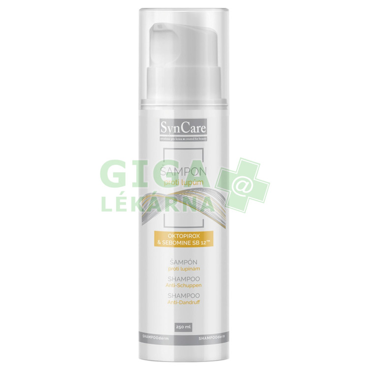 SynCare SHAMPOOderm šampon proti lupům 250ml - GigaLékárna.cz