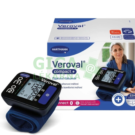 Veroval Compact+connect zápěstní tlakoměr - GigaLékárna.cz